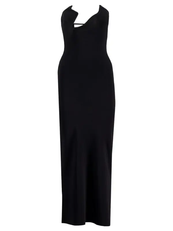 Christopher Esber Strapless Maxi Dress - Black