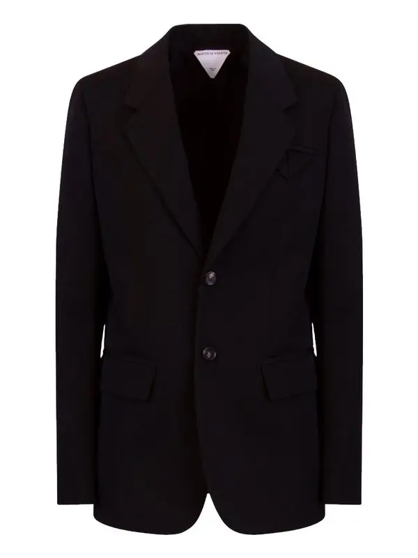 Bottega Veneta Single-breasted Blazer - Black