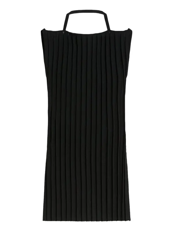 Sportmax Ribbed Sleeveless Top - Black