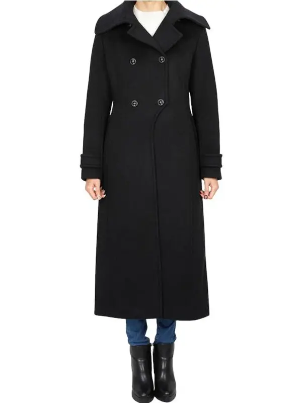 Mackage Double Breasted Coat - Black