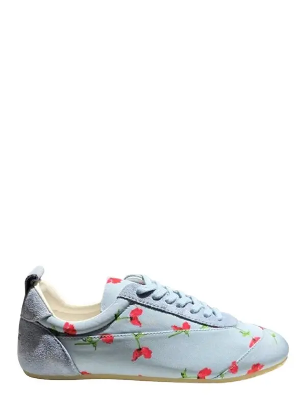 JIL SANDER Floral Print Low Top Sneakers - Gray