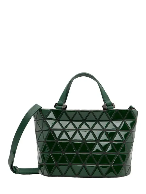 Issey Miyake Crystal Gloss Zipper Shoulder Bag - Black