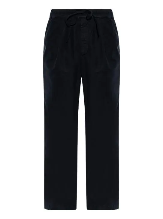 Officine Générale Peterson Drawstring-waistband Trousers - Faded Black