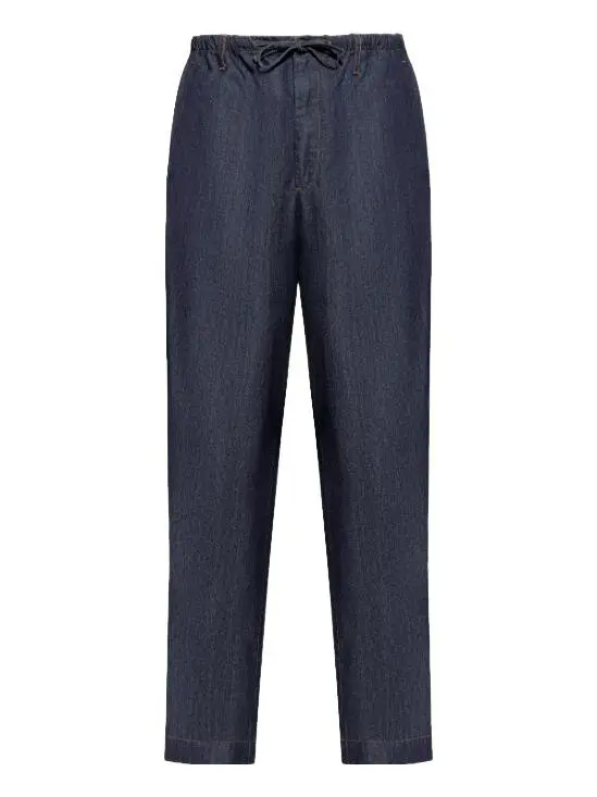 Dries Van Noten Elastic Waist Jeans - Black