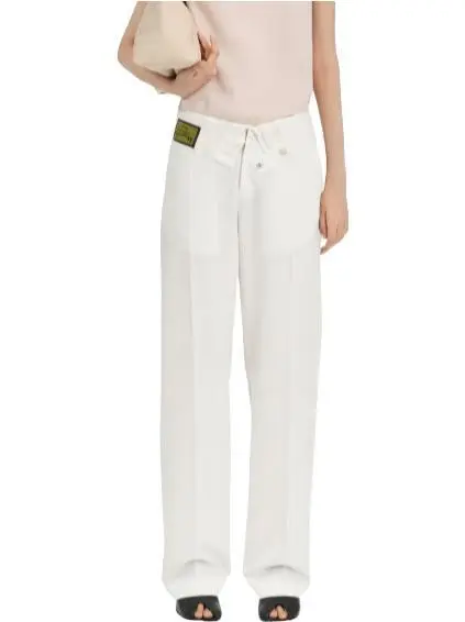 MAISON MARGIELA Wide-leg Trousers - Cream