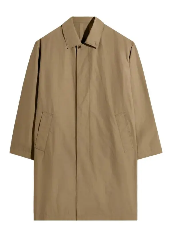 LEMAIRE Single-breasted Coat - Khaki