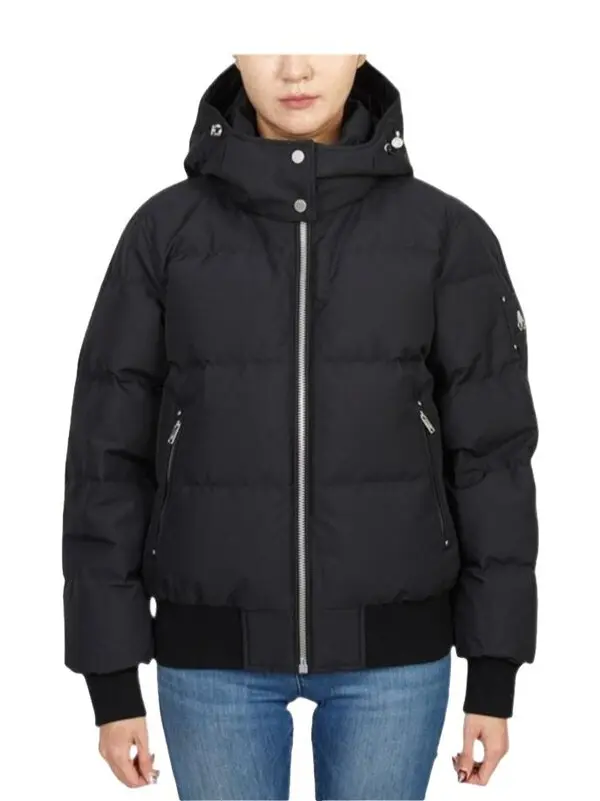 Moose Knuckles Padded Hooded Jacket - Black