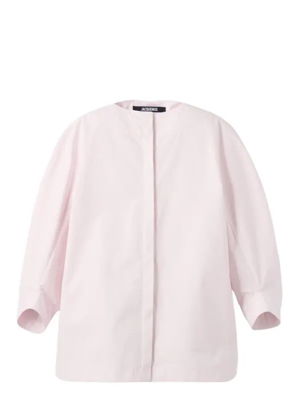 Jacquemus The Pittore Long Sleeve Shirt - Light Pink