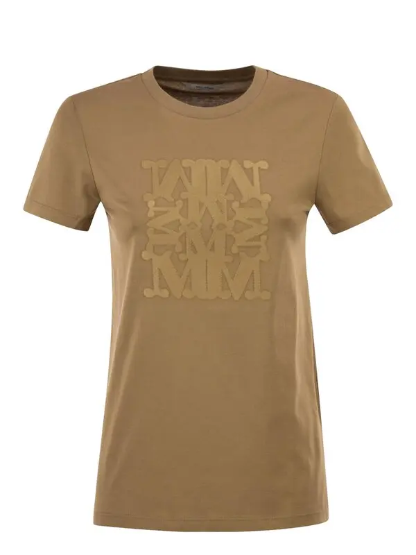 Max Mara Giovane Monogram T-shirt - Brown