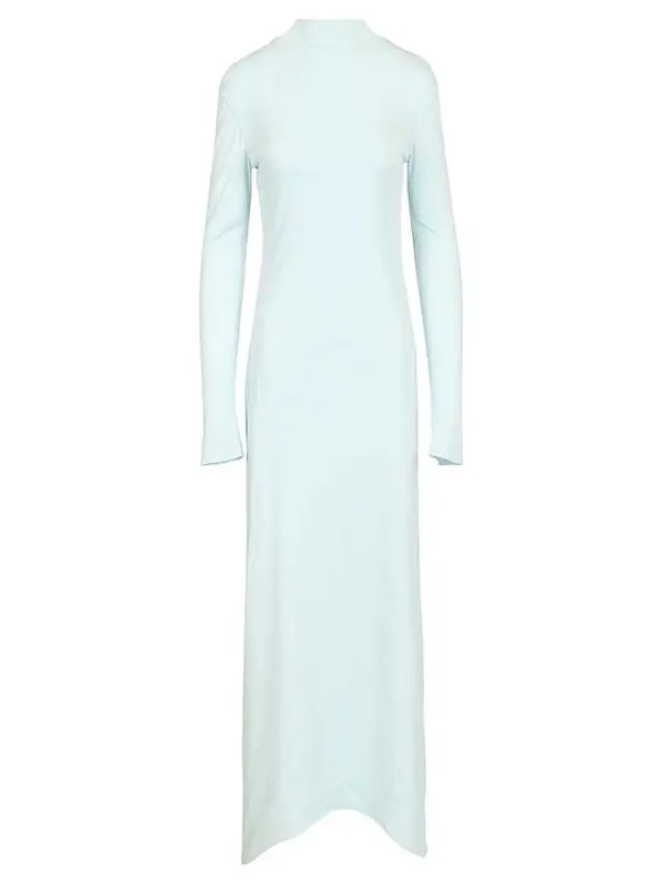 TOM FORD Long-sleeved Open-back Gown - White