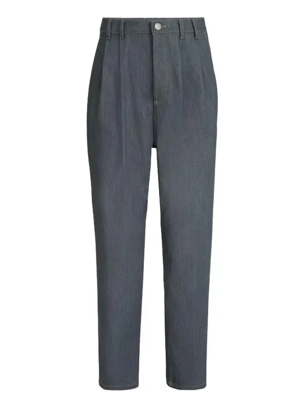 Brunello Cucinelli Double Pleated Trousers - Medium Gray