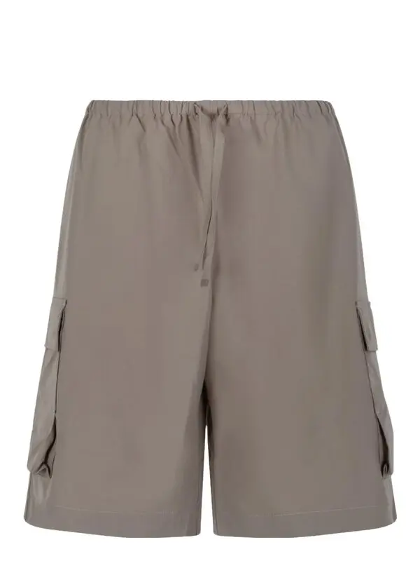 Herno Cargo Drawstring Shorts - Gray