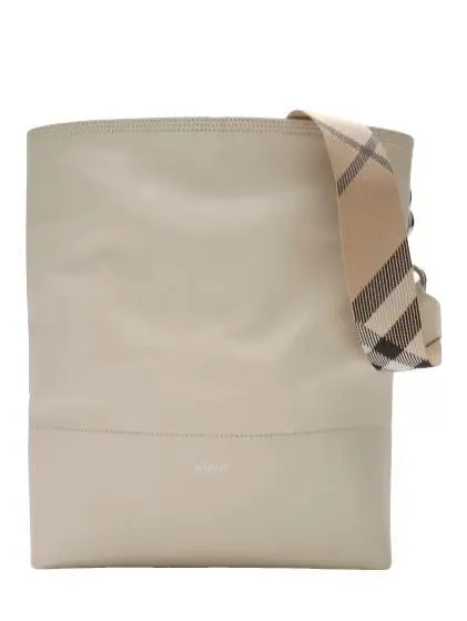 Burberry Medium B Clip Bucket Bag - Soap Beige