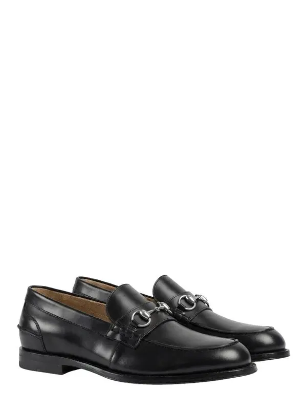 Gucci Horsebit Slip-on Loafers - Black