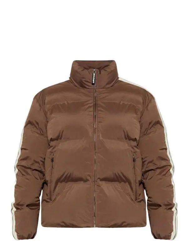 Palm Angels Classic Logo Down Jacket - Brown