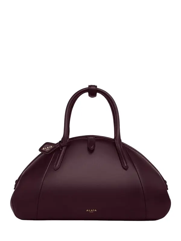 Alaïa Sculptural Doctor Bag With Top Handle - Bordeaux Red