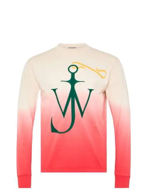 J.W.ANDERSON Jw Anderson Dip Dye Anchor Sweatshirt - White