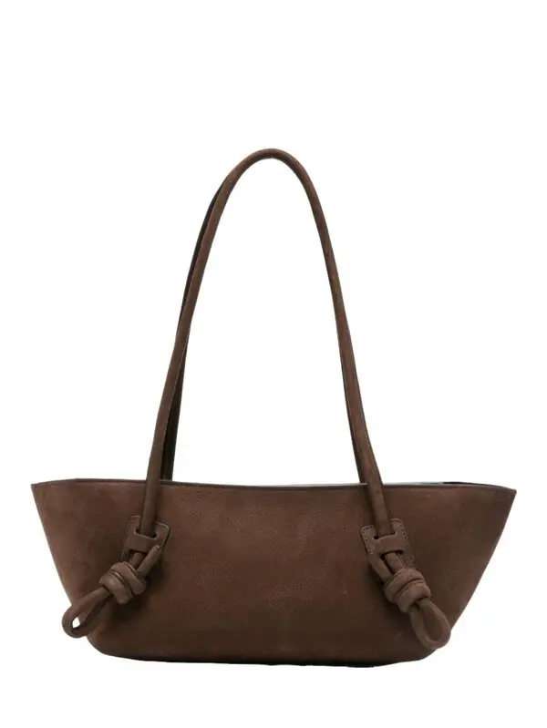Hereu Fleca Knotted Shoulder Bag - Brown