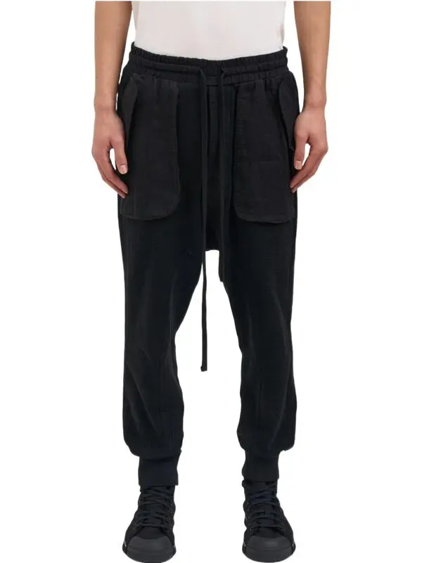 THOM KROM Pocket Jersey Track Pants - Black