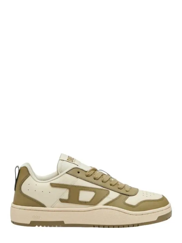 DIESEL® S-ukiyo Low-top Leather And Nylon Sneakers - Nude