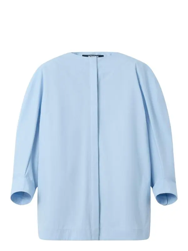 Jacquemus Pittore Long-sleeve Shirt - Light Blue