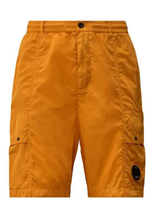 C.P. COMPANY Cargo Shorts With Lens Detail - Orange