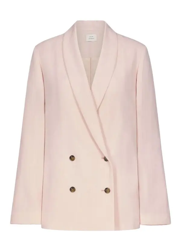 Loulou De Saison Minka Double-breasted Blazer - Light Pink