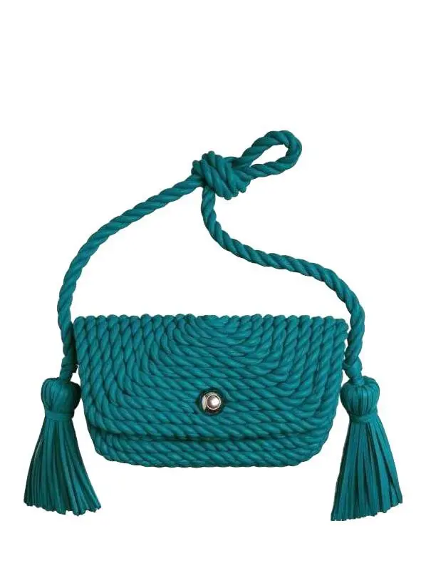 Bottega Veneta Classic Torchon Shoulder Bag - Green