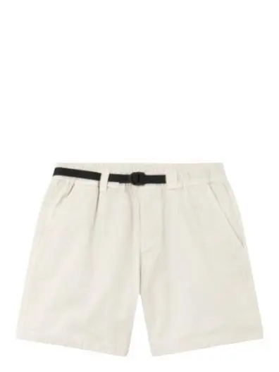 Stone Island Belted Bermuda Shorts - Ivory