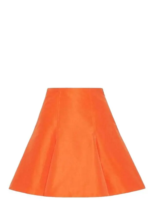 Valentino Garavani High-waisted A-line Mini Skirt - Orange