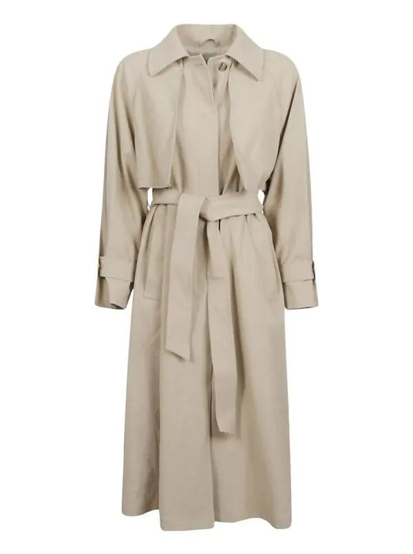Herno Long-sleeve Trench Coat - Nude