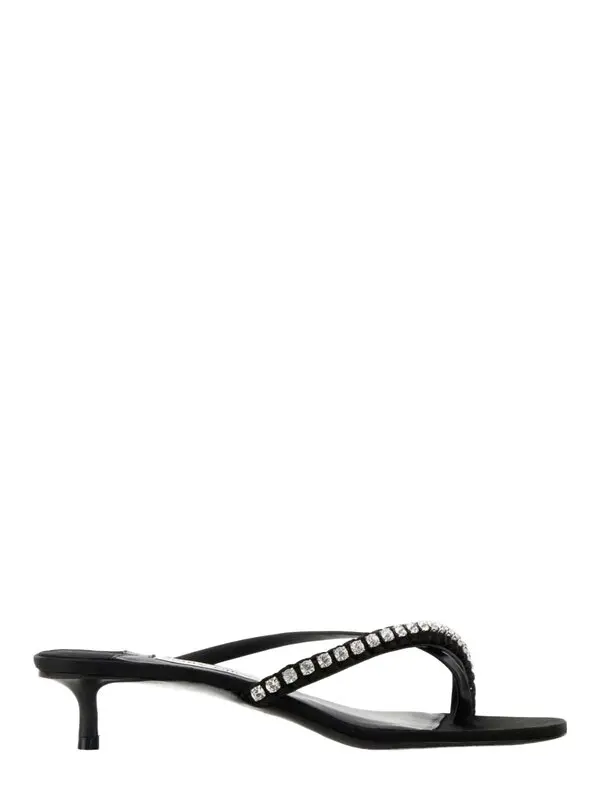 JIMMY CHOO Dila 35 Embellished Sandals - Black