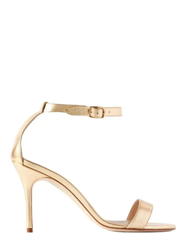 Manolo Blahnik Open-toe High-heeled Sandals - Nude