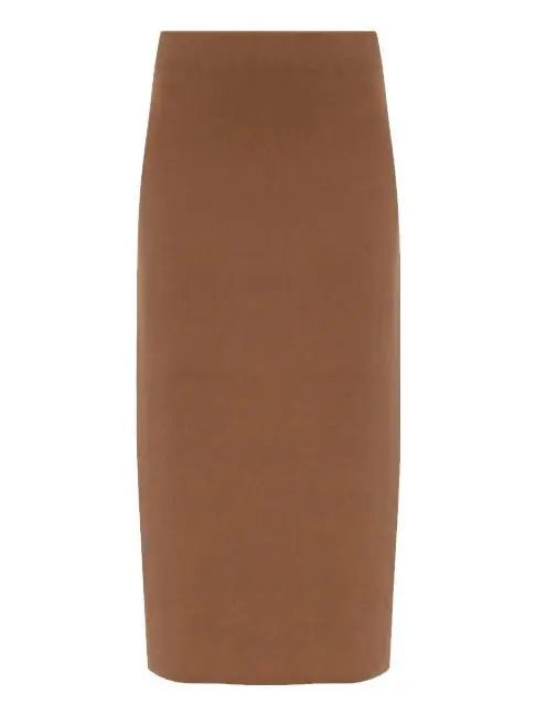 Fabiana Filippi Seamless Midi Skirt - Brown