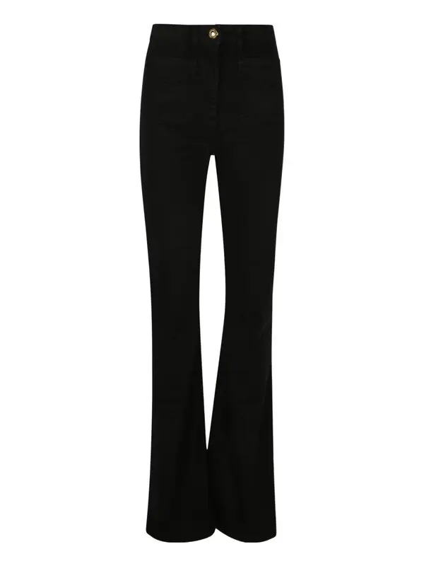 Elisabetta Franchi Bell-bottom Jeans - Black