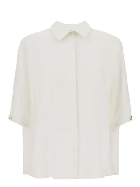Herno Drawstring Sleeve Shirt - White
