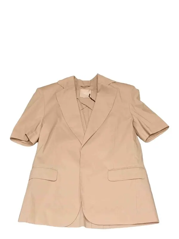 Liu Jo Belted Short-sleeve Blazer - Nude