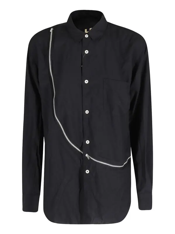 Comme Des Garçons Long Sleeve Shirt - Black