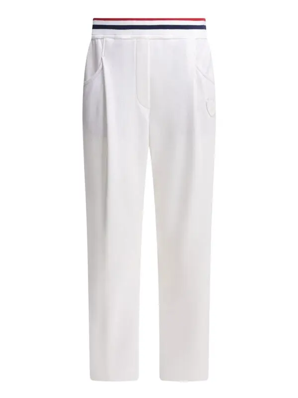 Brunello Cucinelli Heraldic Coat Of Arms Joggers - White