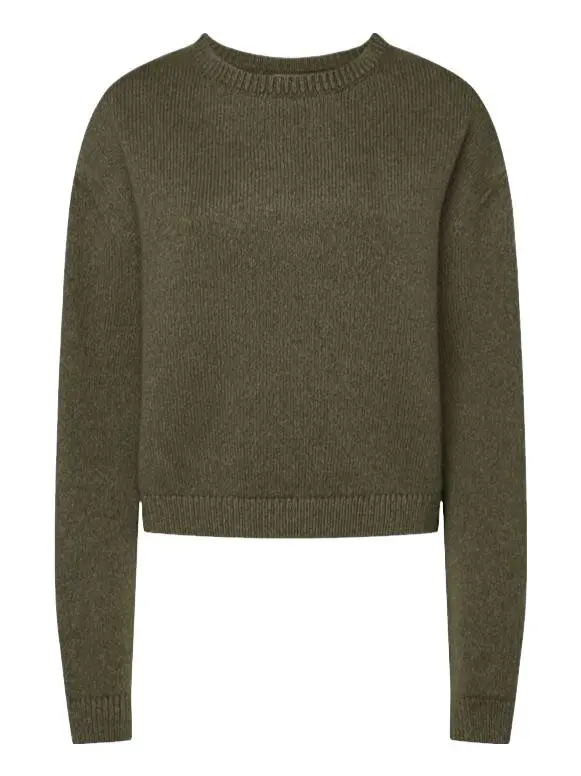 Khaite Milo Knit Crewneck Sweater - Brown
