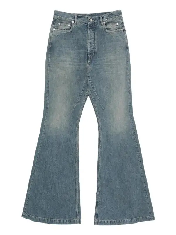 Rick Owens Bolan Bootcut Jeans - Green