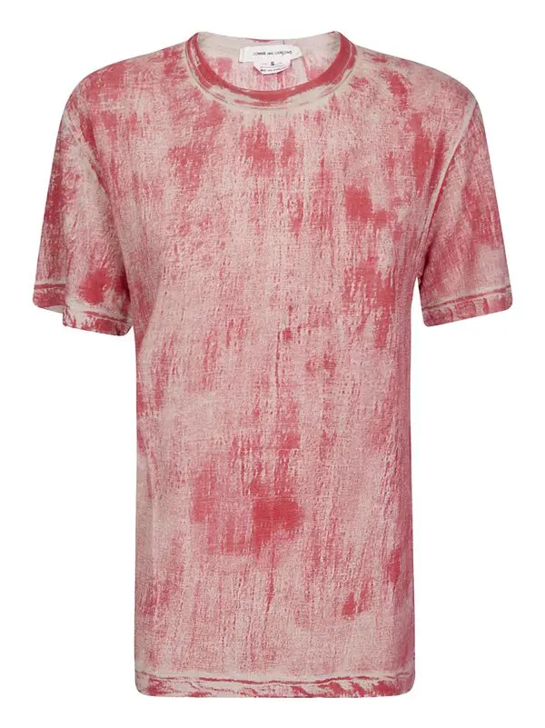 Comme Des Garçons Short Sleeve T-shirt - Pink