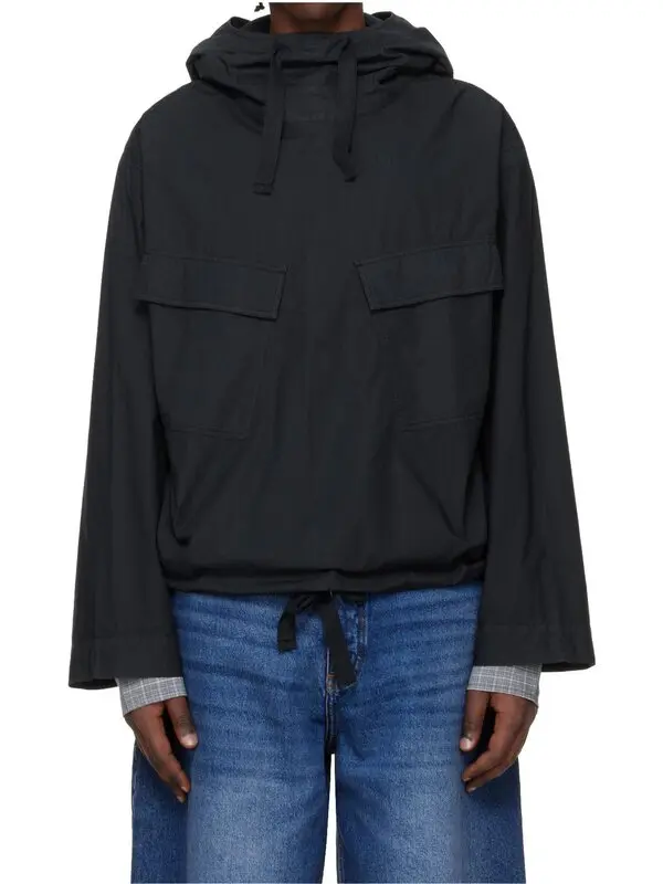 Studio Nicholson X Aaron Levine Kirby Pullover Jacket - Deep Navy Blue