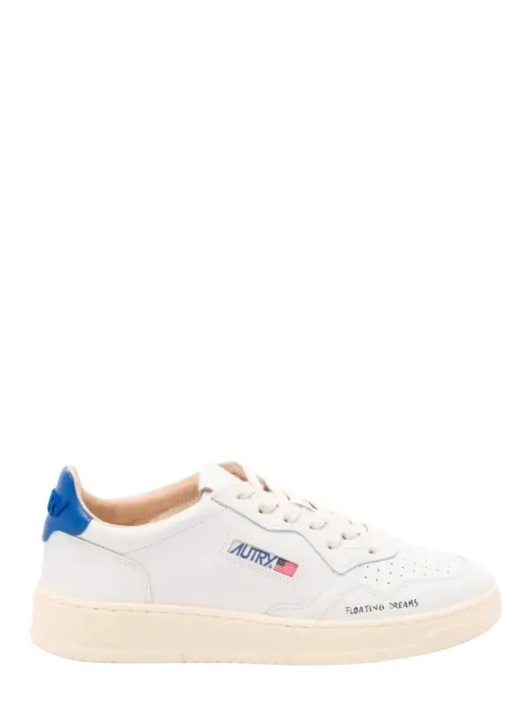 AUTRY Perforated Low-top Sneakers - White