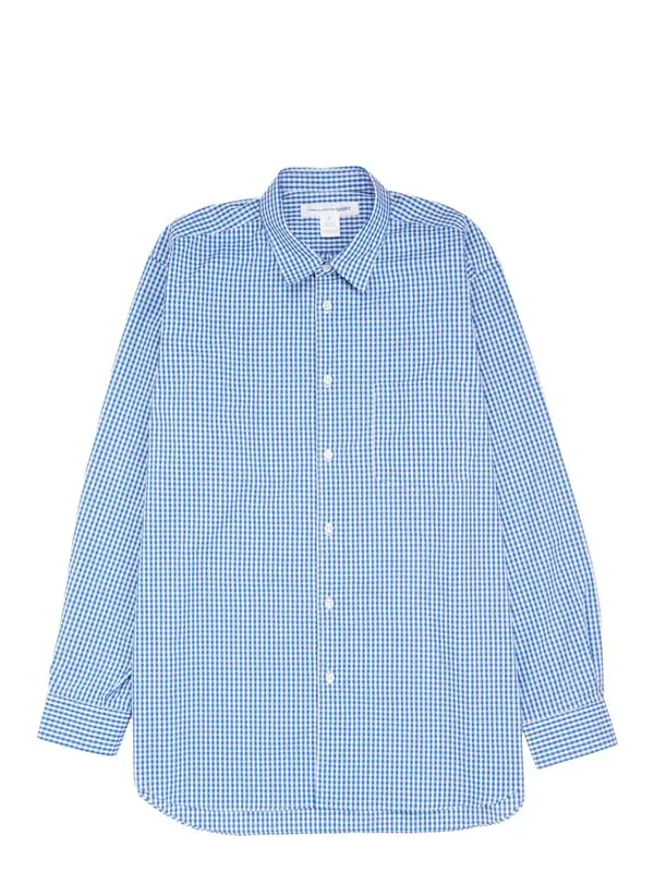 Comme Des Garçons Plaid Shirt - Blue
