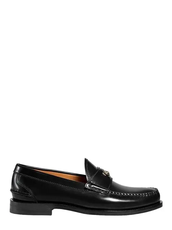 Gucci Tiger Head Loafers - Black