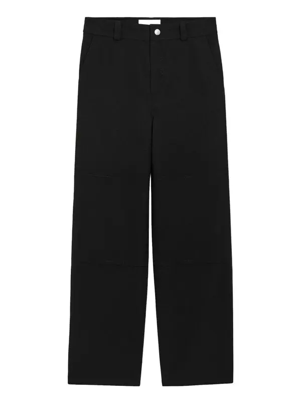 Ami Loose Fit Worker Trousers - Black