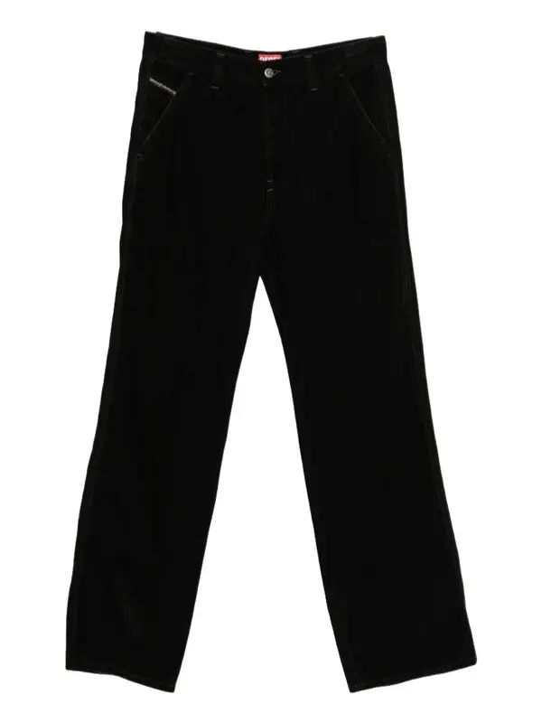 DIESEL® Tailored Pocket Trousers - Black