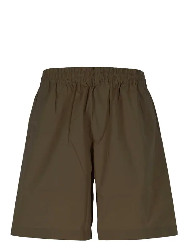 A.p.c. Relaxed Poplin Shorts - Brown
