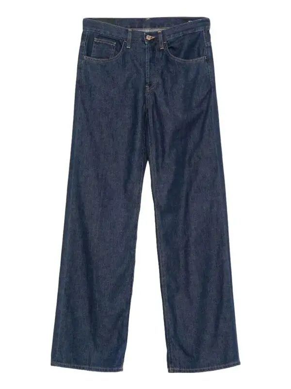 DONDUP Logo Patch Straight-leg Jeans - Blue